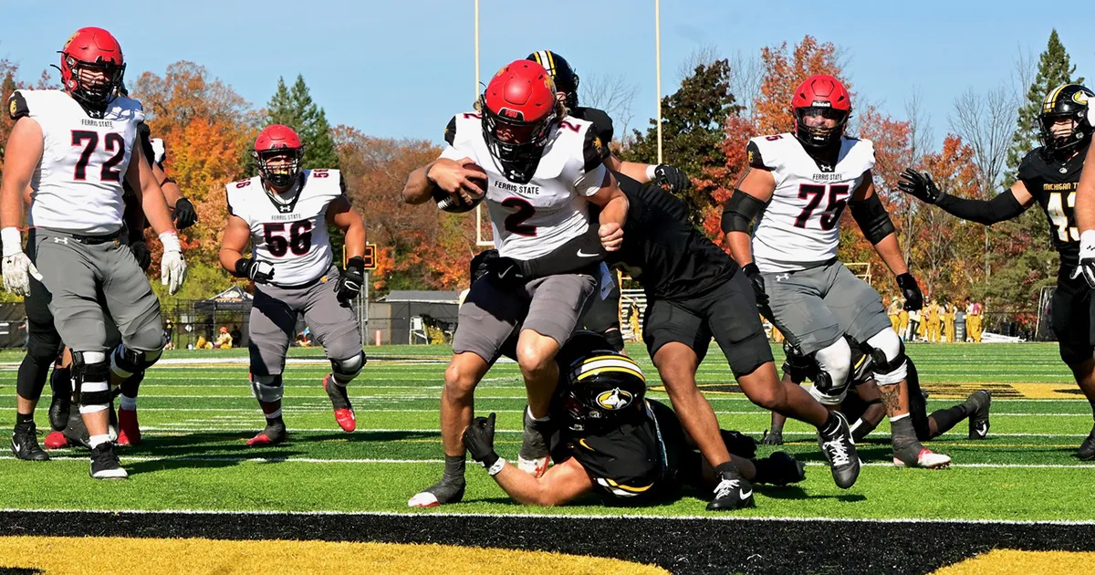 Top-Ranked Ferris State football team earns big road win at Michigan ...