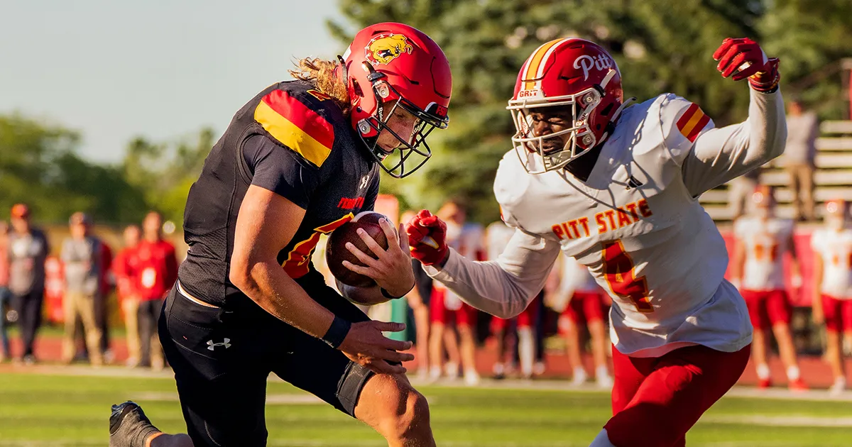 Ferris State football fans celebrate season-opening victory over ...